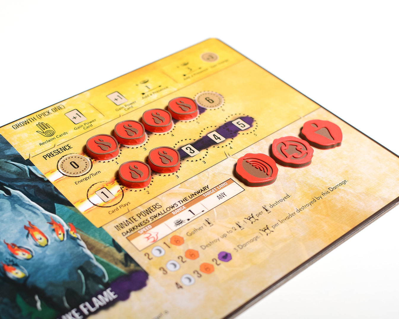 Spirit Island Upgrade Tokens | Fear | Dahan huts | Presence tokens ...
