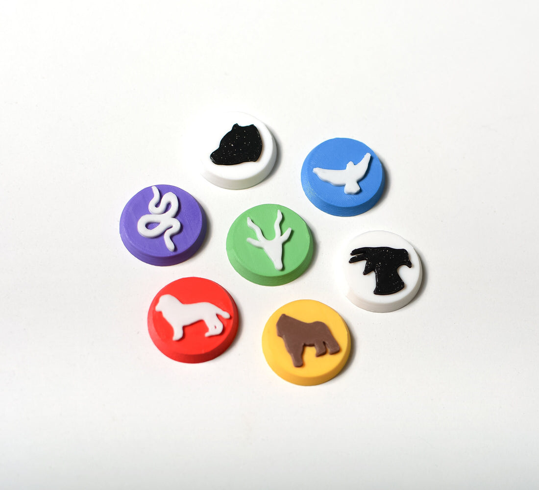 Ark Nova Animal Tokens | 70pcs – BoardGeekFox